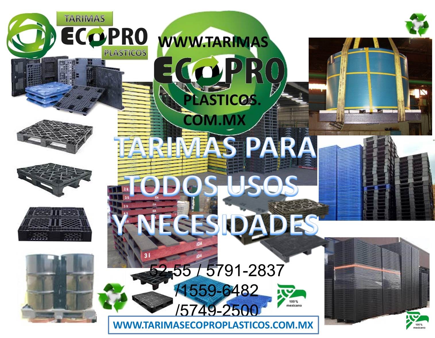 TARIMAS DE PLASTICO. ANTIDERRAMES DE PLASTICO. TARIMAS DE PLASTICO PARA ...