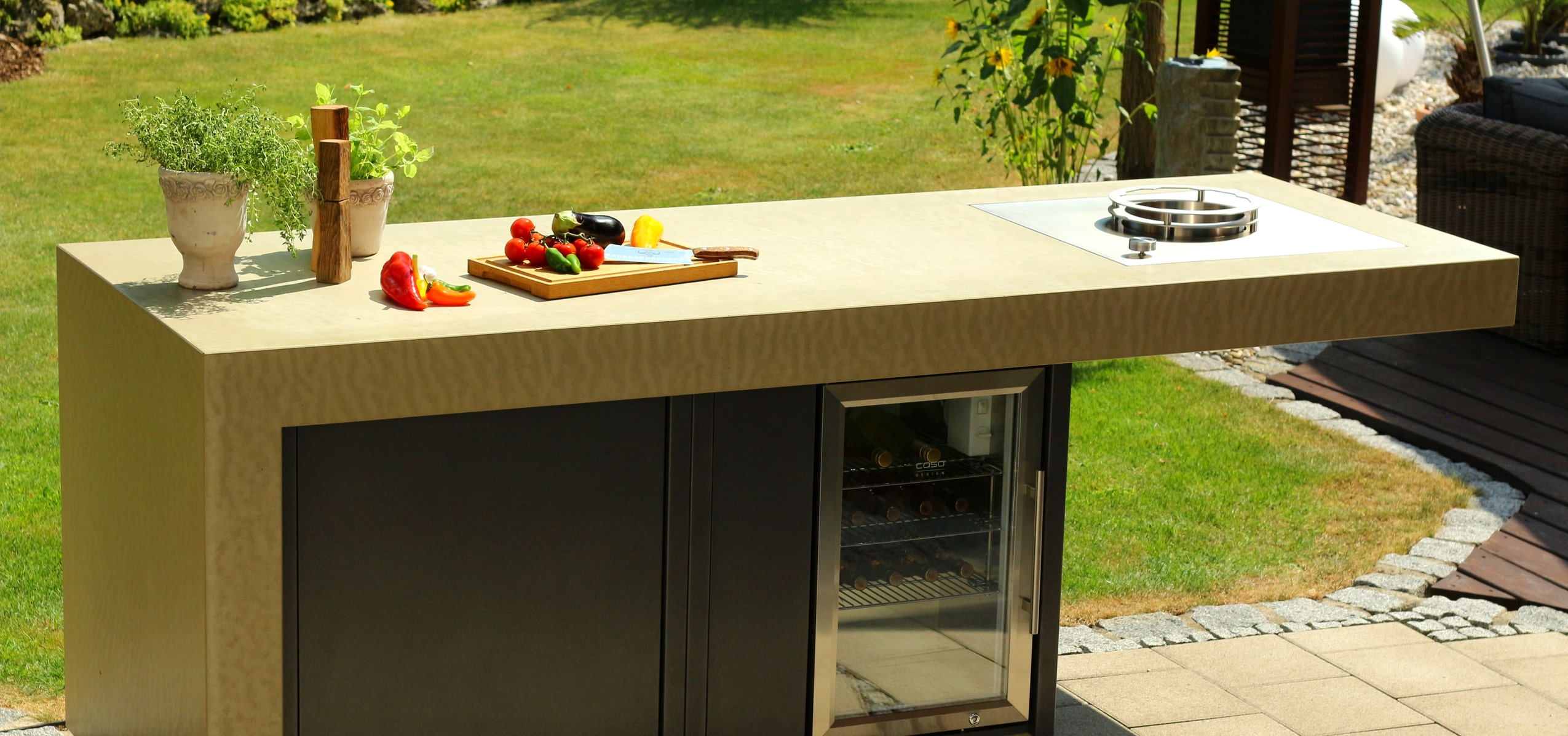 Outdoor wokken mit dem Bofun Wokbrenner - Bofun - cooking&more