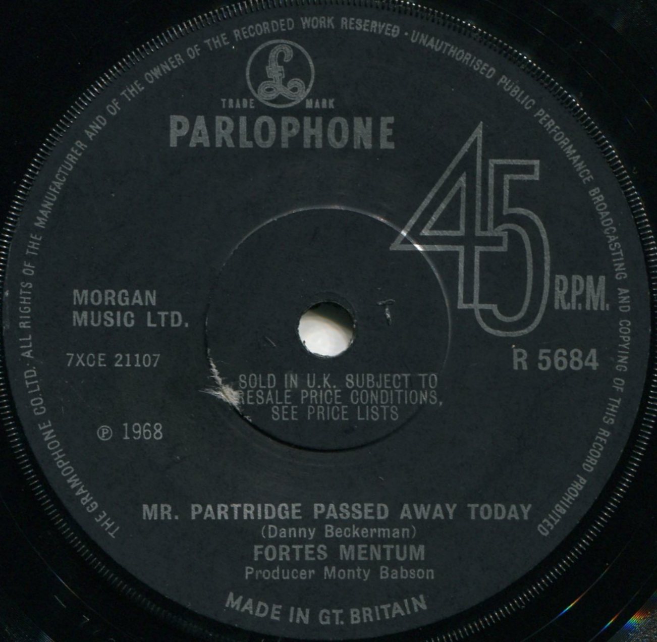 Fortes Mentum - Saga Of A Wrinkled Man / Mr. Partridge Pased Away Today ...