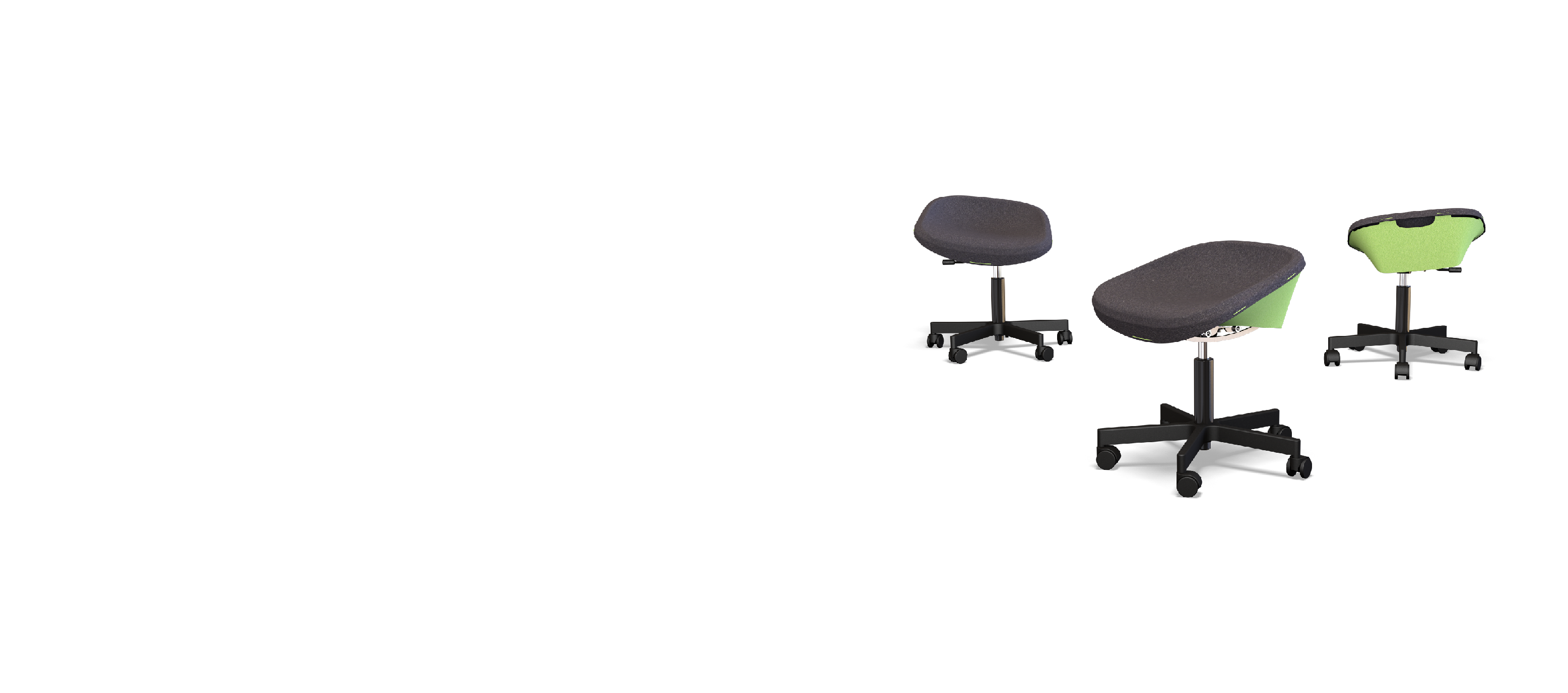 Dynamisch Sitzen mit dem Bürostuhl von rotavis - rotavis