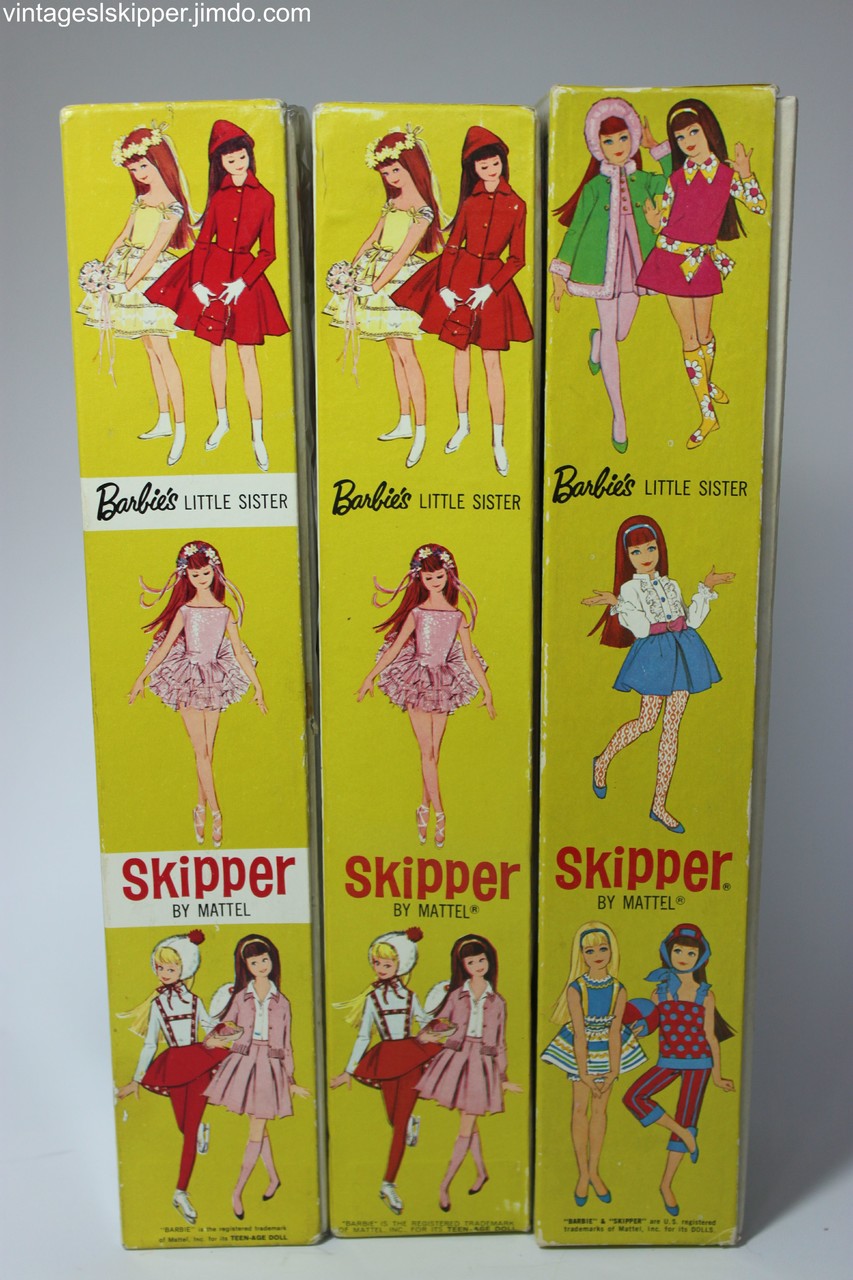SL Skipper Dressed Doll Boxes - Skipper Doll Website (Barbie's little ...