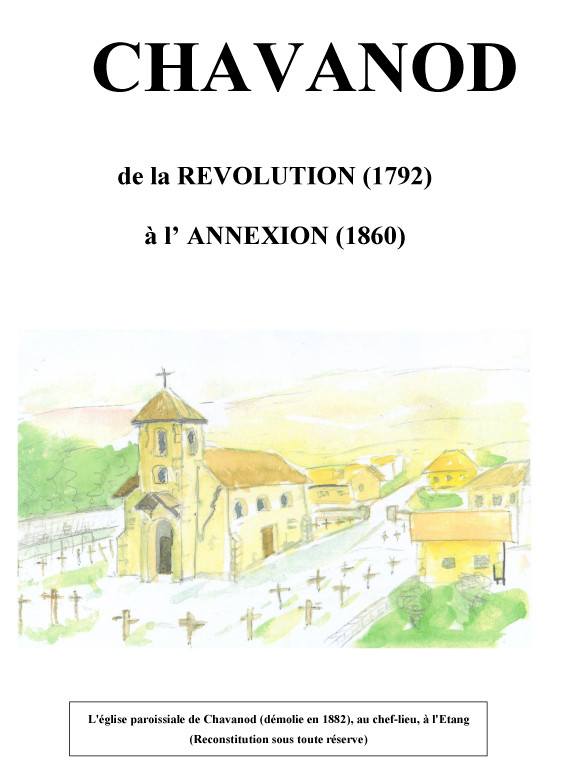 chavanod de la rev à l annexion - chavanod et son histoire