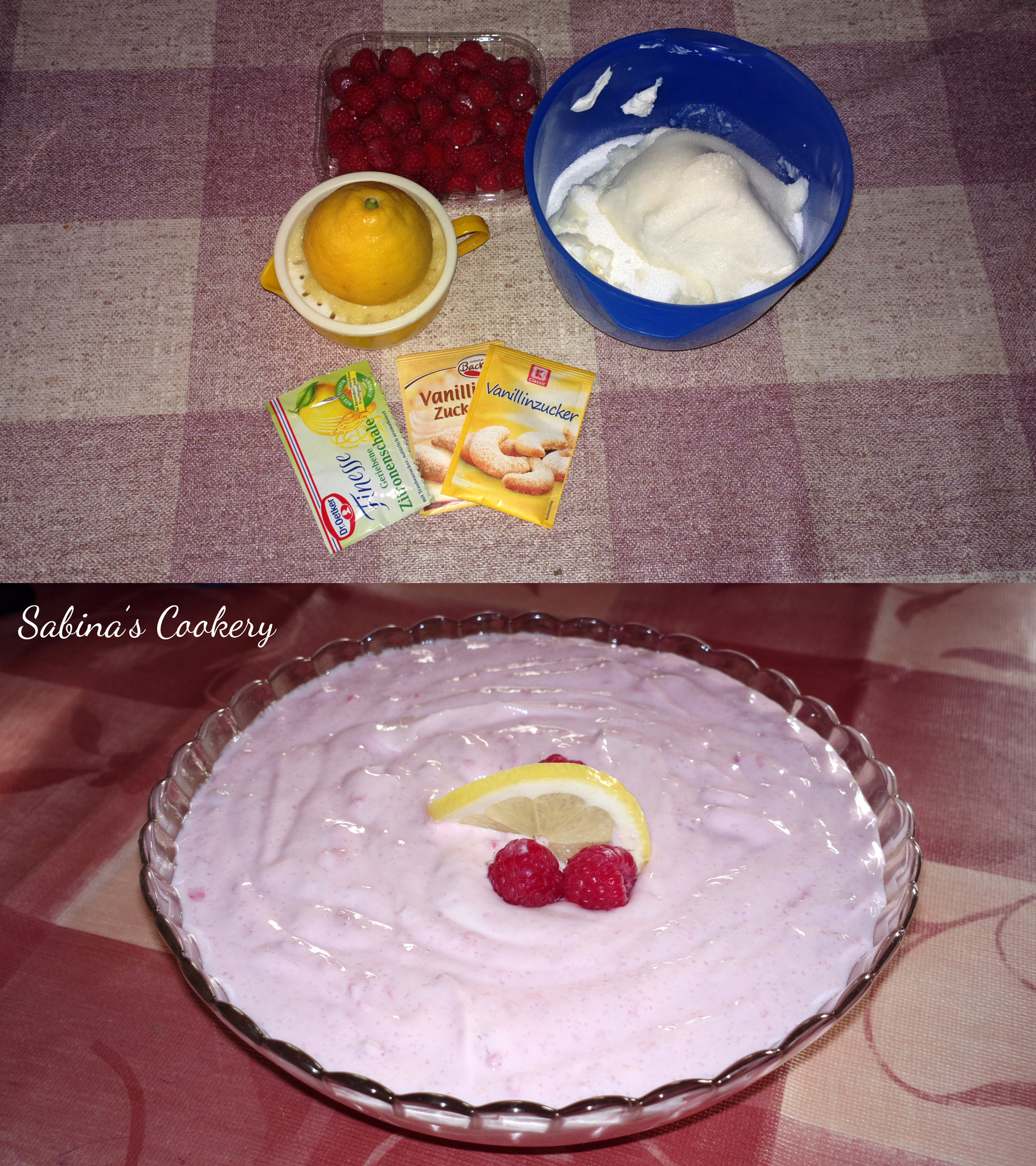 Raspberry Lemon Quark - Sabina's Cookery