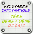 Programme 2022/2023 - Informatique - Cours, Devoirs, Exercices,