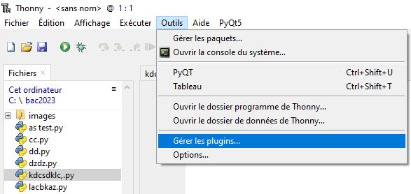 Thonny Autosave - Informatique - Cours, Devoirs, Exercices,