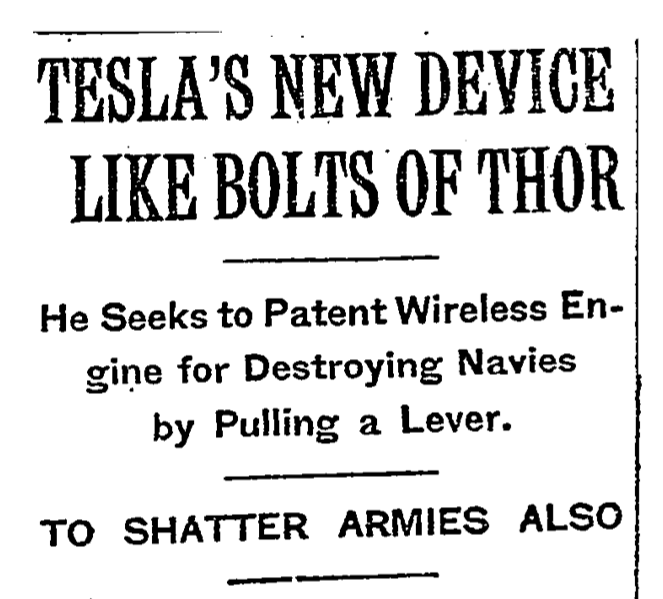The "death ray" - Open Tesla Research