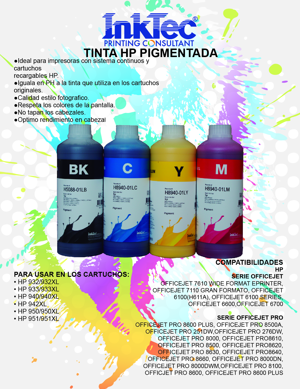 Tintas Inktec Sublinova - Tintas inktec-Sublinova