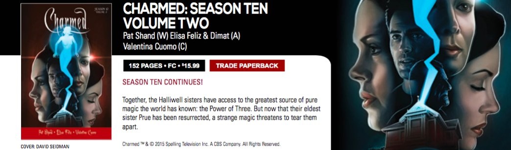 Out Now - Charmed Season 10 Volume 2 - Website of charmedcomicfan10!