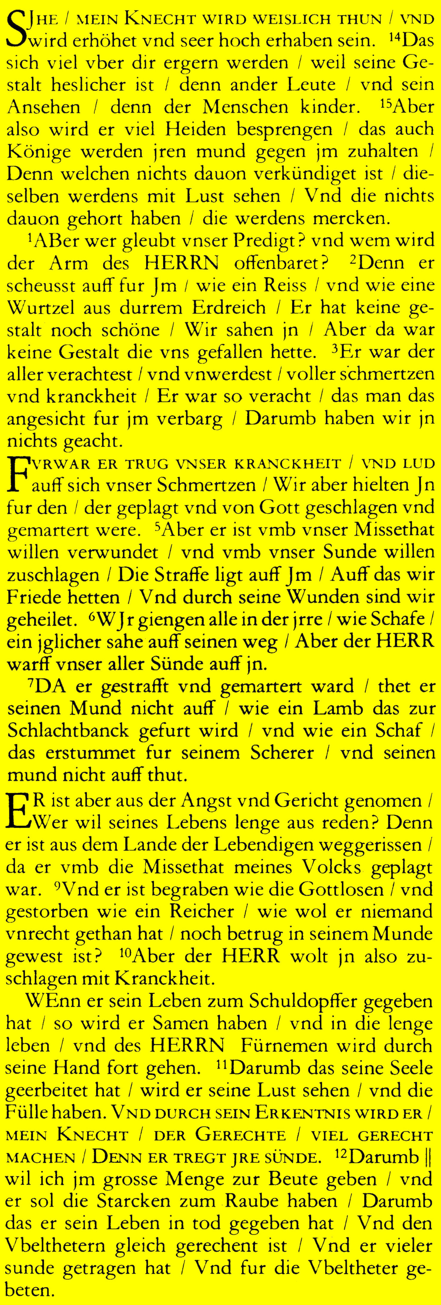 Jesaja 53 - Unterschiede der Lutherbibel zu meiner eigenen Übersetzung ...