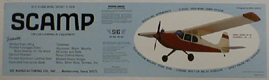 SIG RC Kits 41-60 - SIG's Model Aircraft Kit and ARF History