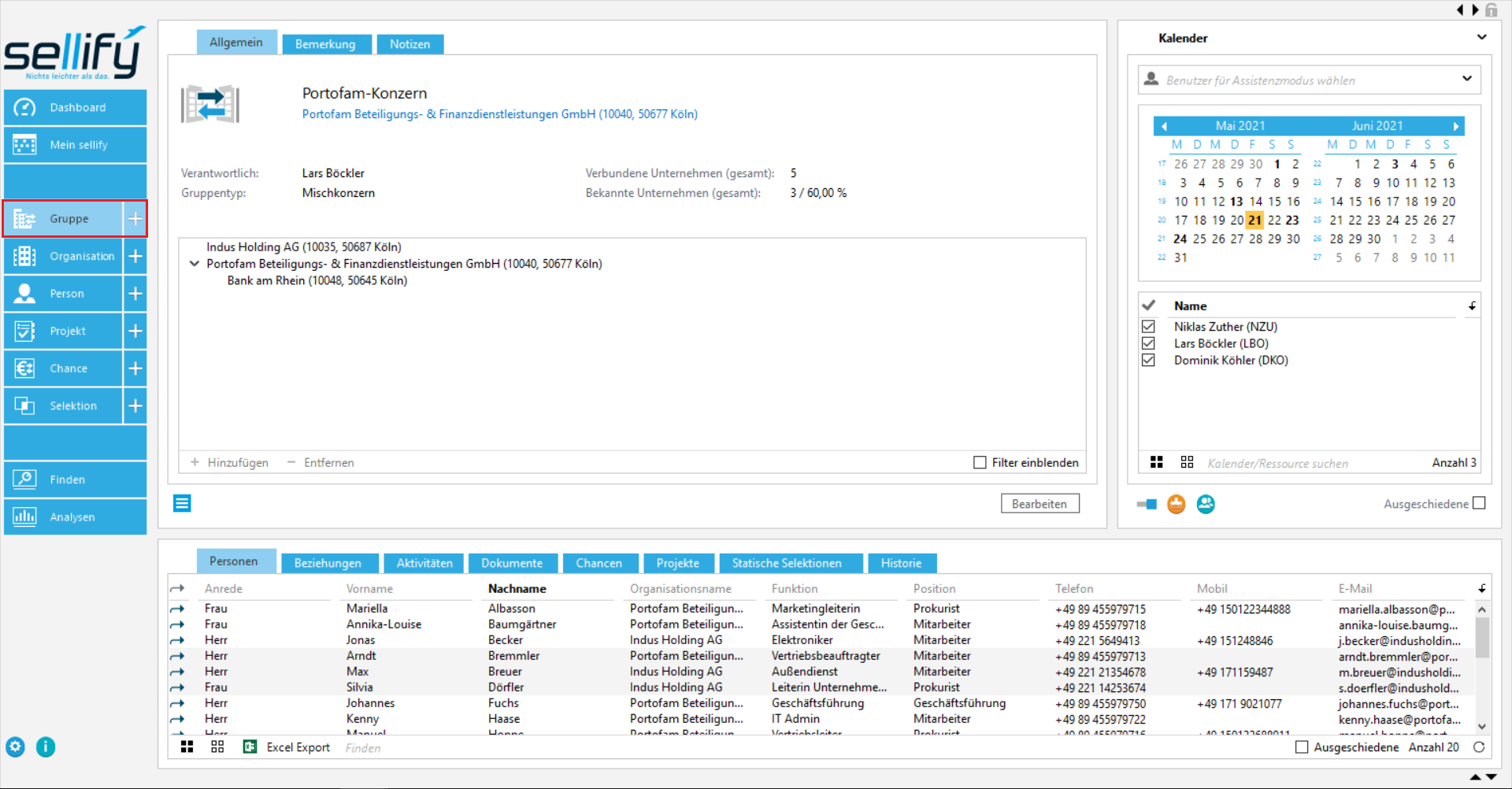 Gruppe - Benutzerhandbuch sellify