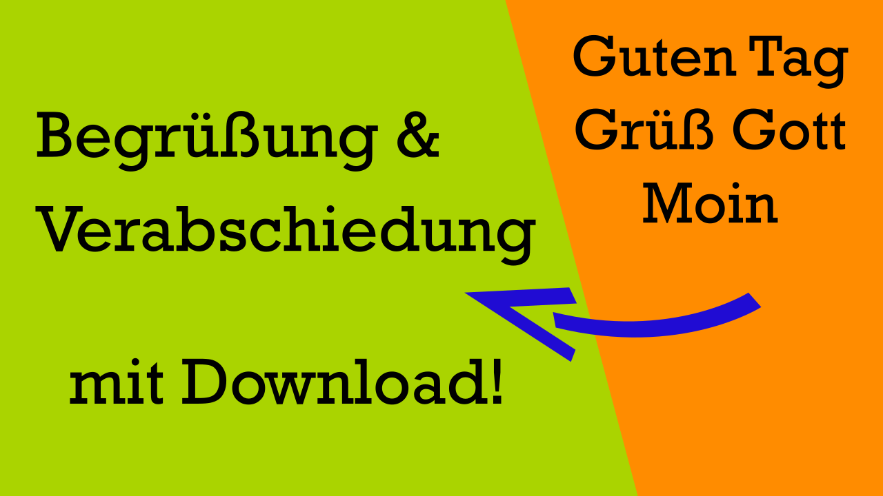 Deutsch - Begrüßung: Diese Möglichkeiten gibt es - Englisch lernen