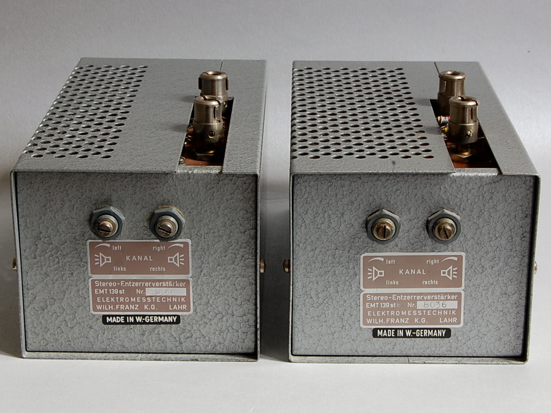 EMT 139st / EMT 139st b from 1959 / 1963 - ing. J.P. (Hans) van Vliet ...