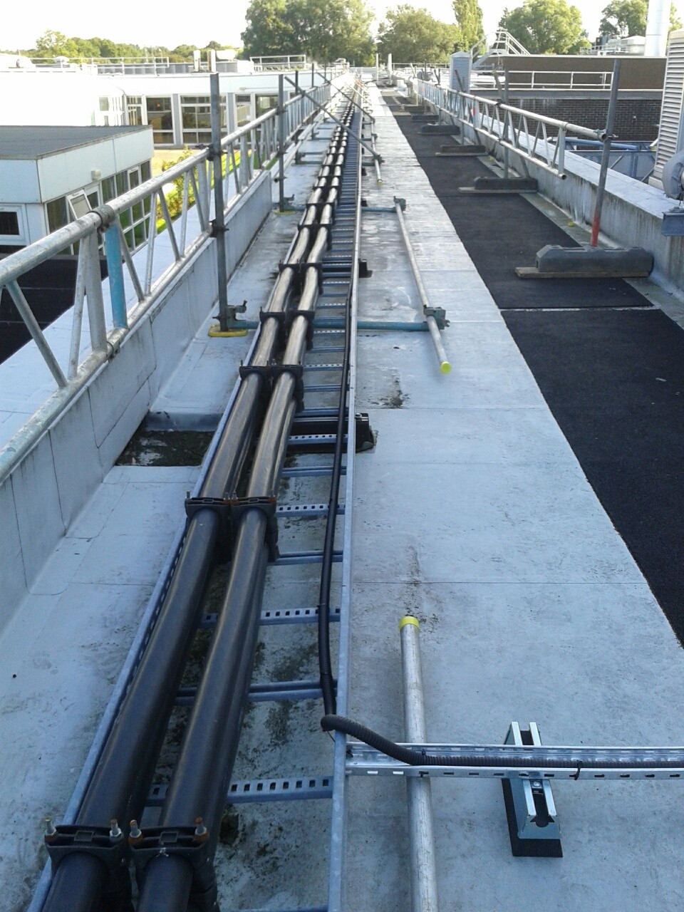 Rooftop cable tray works - deanirwin