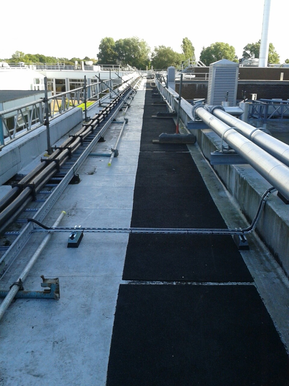 Rooftop cable tray works - deanirwin