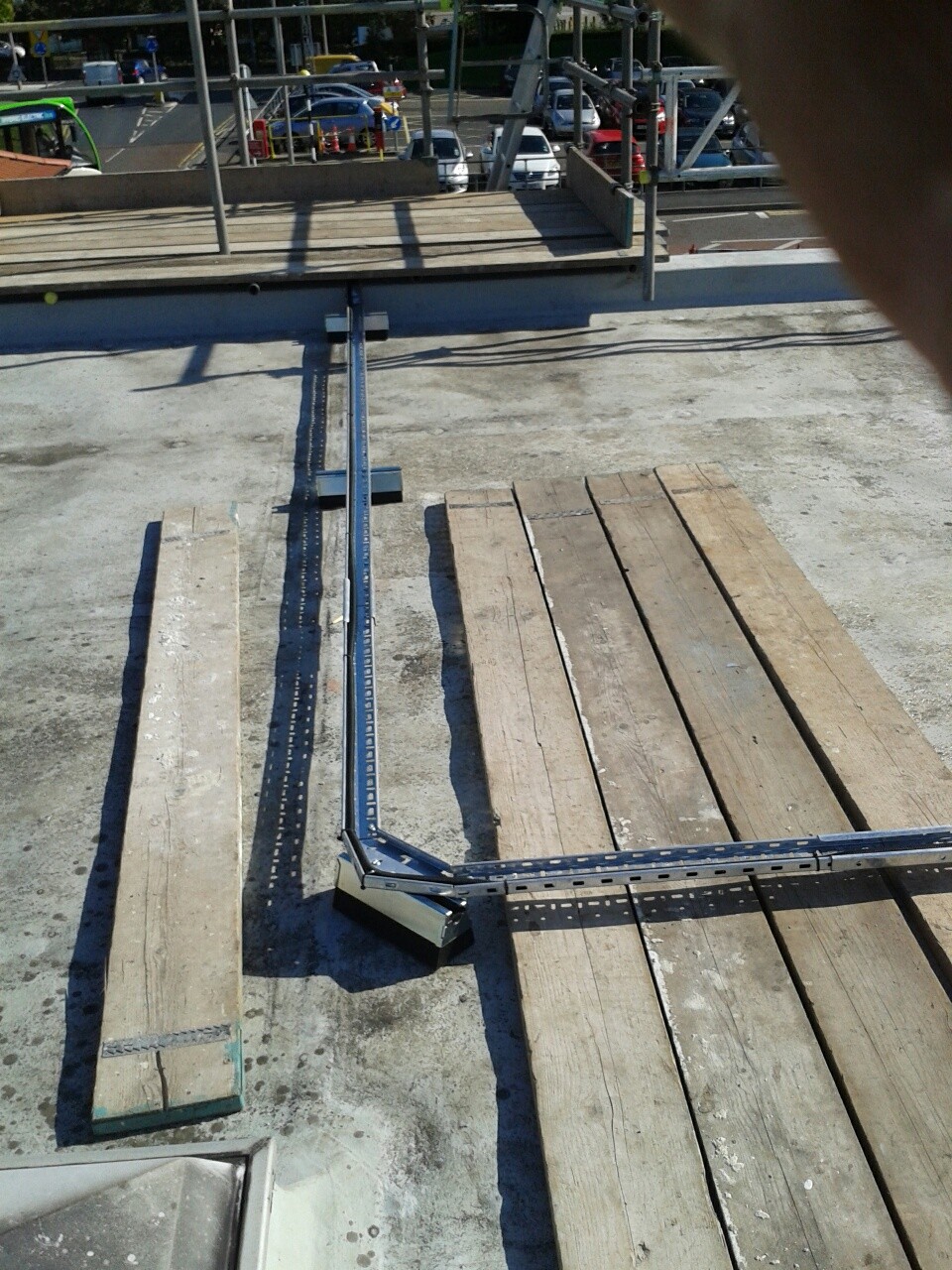 Rooftop cable tray works - deanirwin