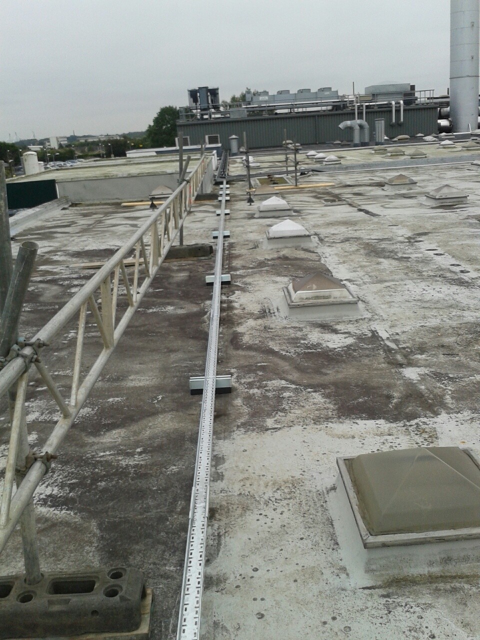 Rooftop cable tray works - deanirwin