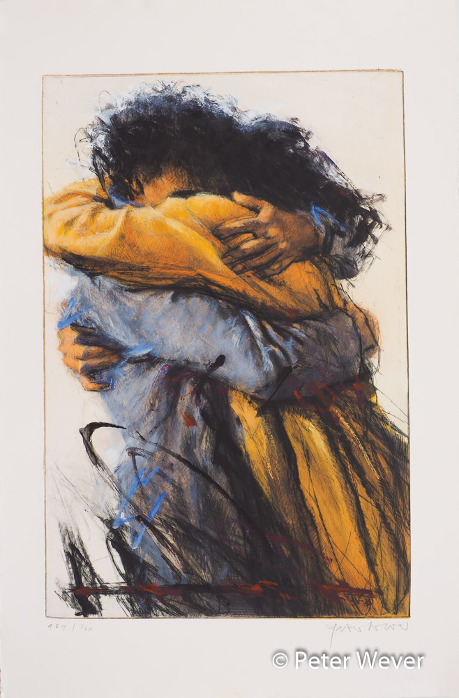 Peter Wever | Hug 2 (Umarmung) - Kunsthandlung Langheinz | Bilder und ...