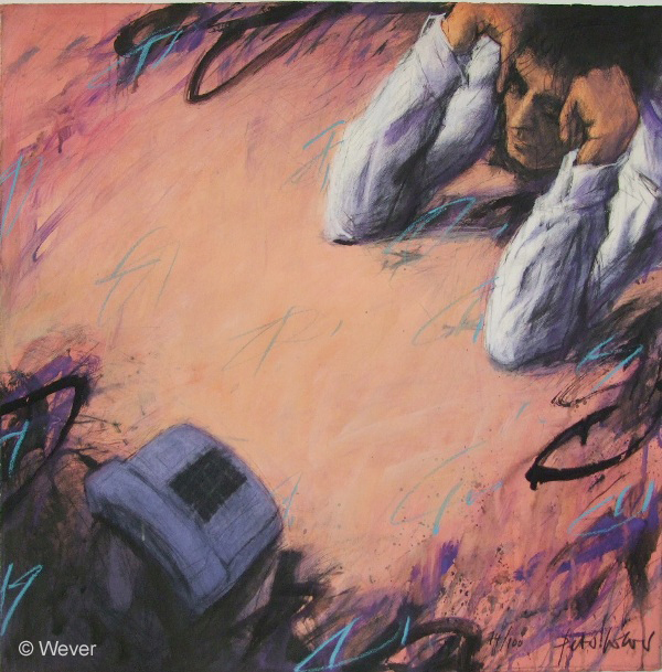 Peter Wever | Pausenlos steht das Telefon - Kunsthandlung Langheinz ...