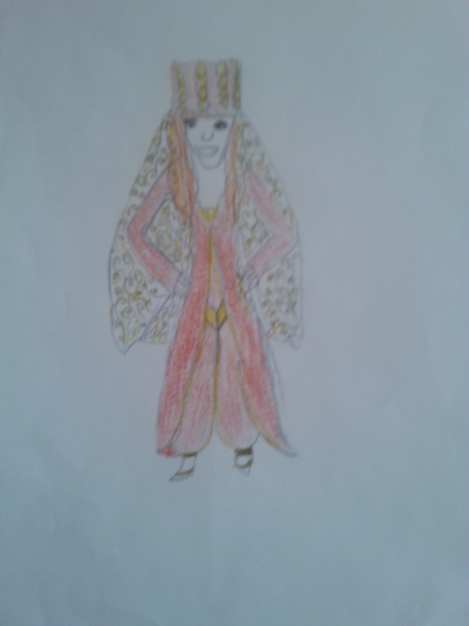 Drawing traditional costumes in Turkey - lerbish