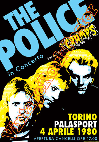The POLICE - Benvenuti su vintagerockposter!