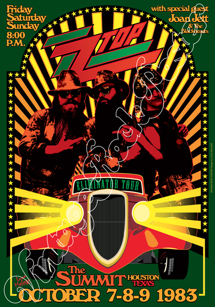 ZZ TOP - Benvenuti su vintagerockposter!