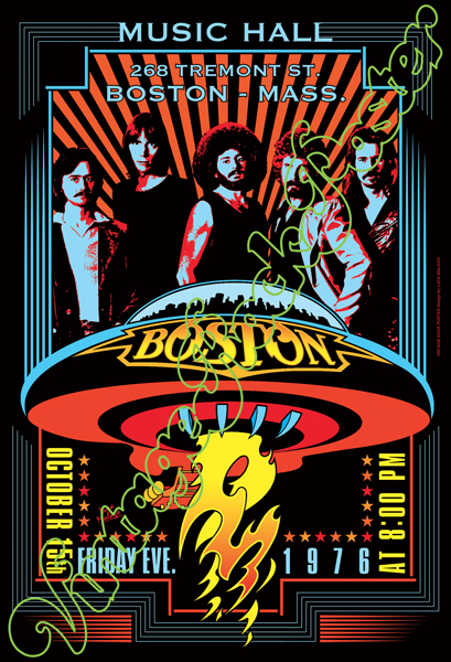 BOSTON - Benvenuti su vintagerockposter!
