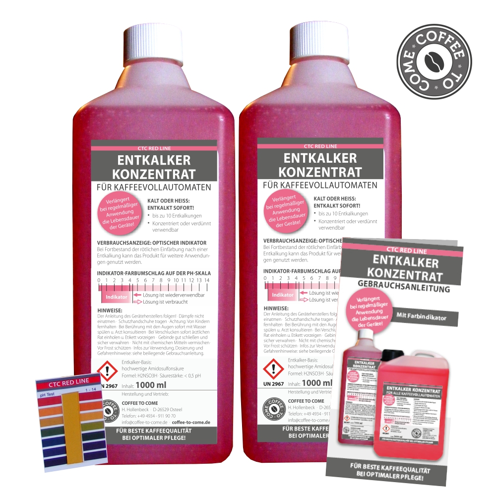 Shop - Coffee to come, Onlineshop für ctc Red-Line Entkalker