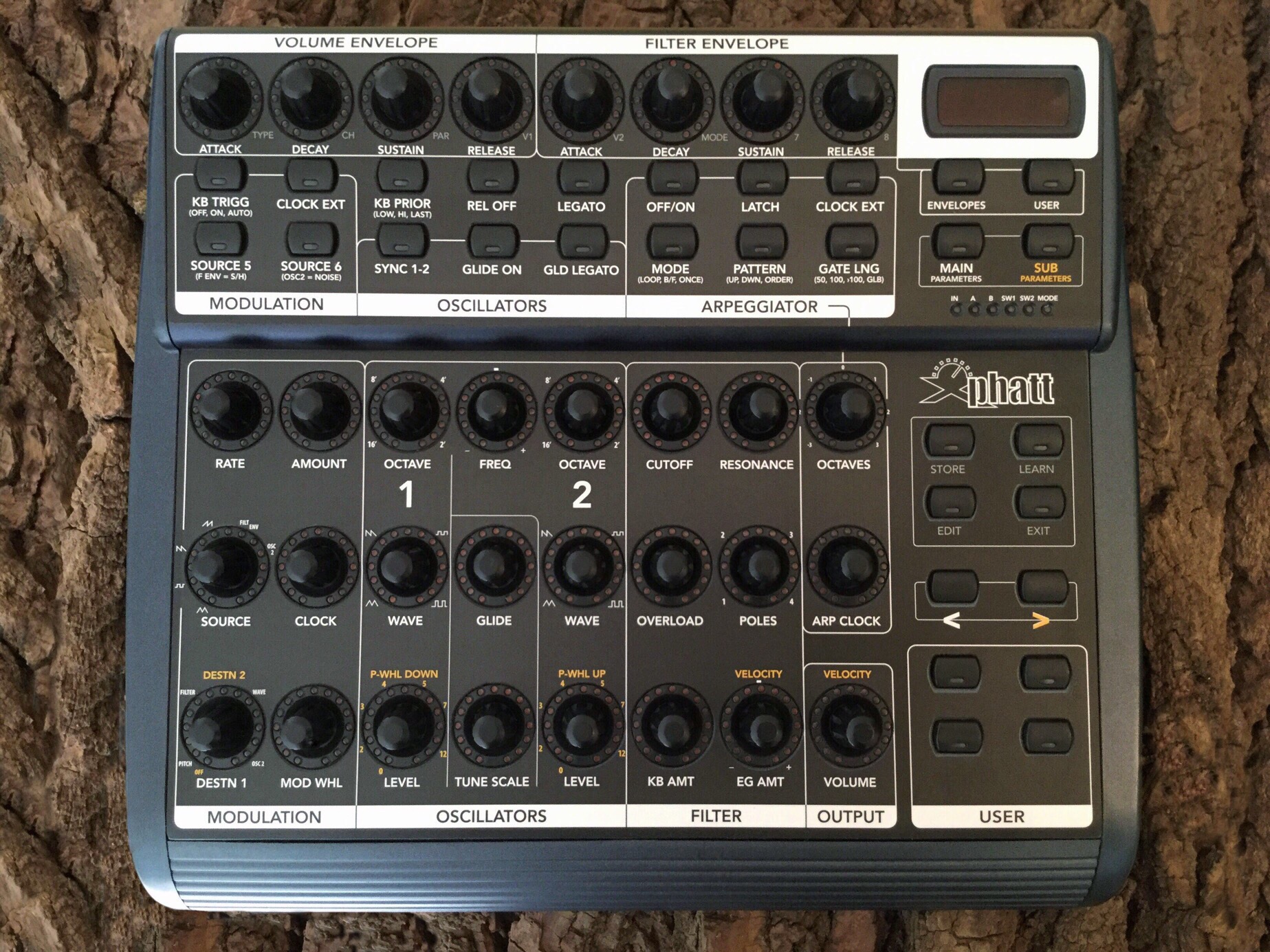 Moog Little Phatty / Slim Phatty, Controller Overlay - mxpand ...
