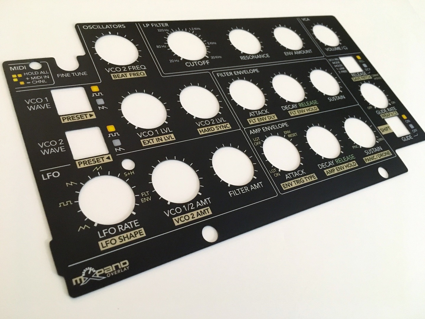 Moog Minitaur & Sirin - Instrument Overlay - mxpand • Overlays for ...