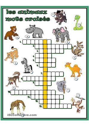VOCABULAIRE DES ANIMAUX - Página web de portalfrances