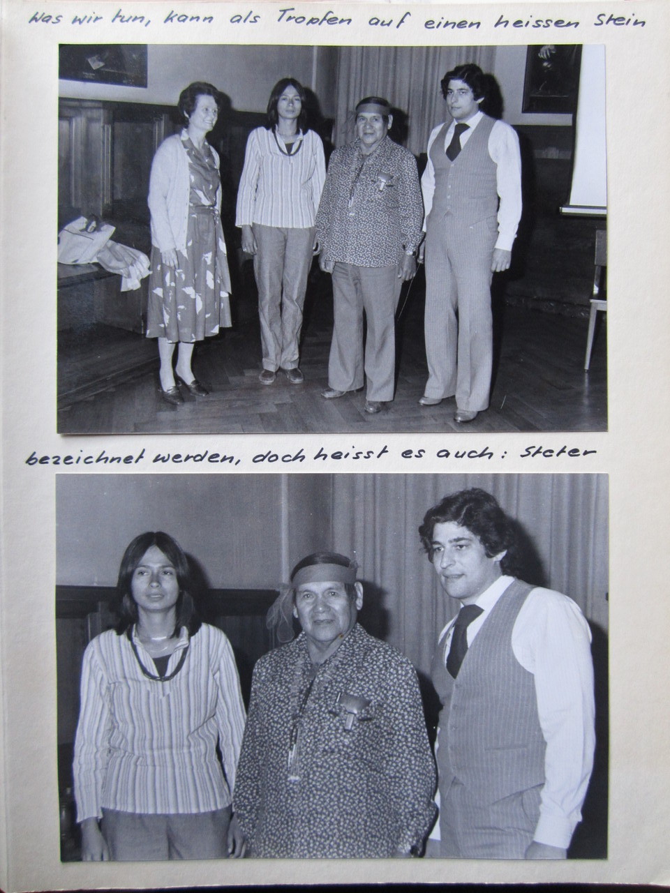 Gründer der Station George Standing Bear - GRYPHOS • gemeinsam Tieren ...