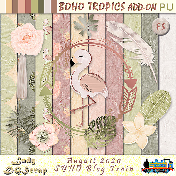 Boho Tropics - Lady-DGscrap
