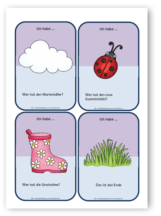 Spiele zur Sprachförderung zum Ausdrucken - audon :: Material zur ...