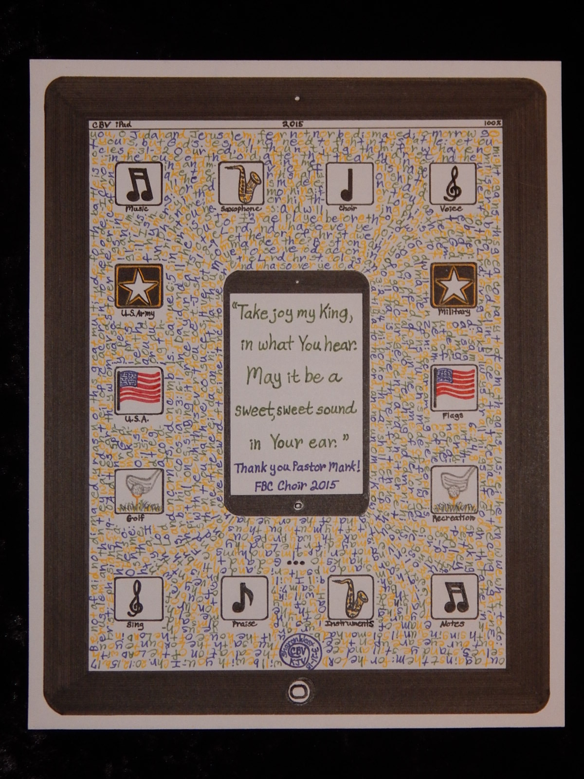 Personalized Original CBVs - Circular Bible Verses - displaying the ...