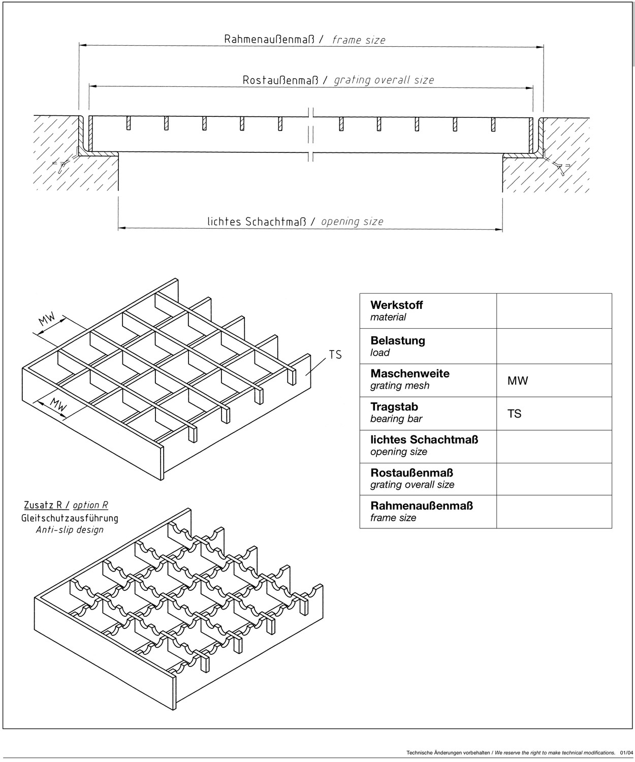 A19 Gitterroste - Fritz GmbH&Co. KG