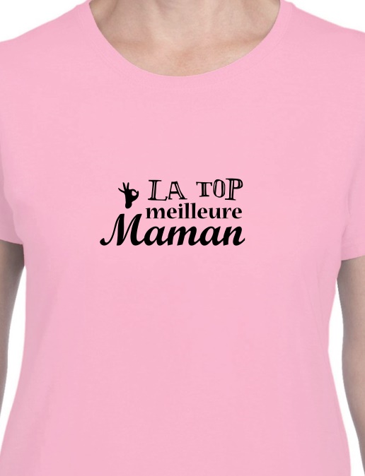 Tee-shirt message maman - tee-shirt message pour femme