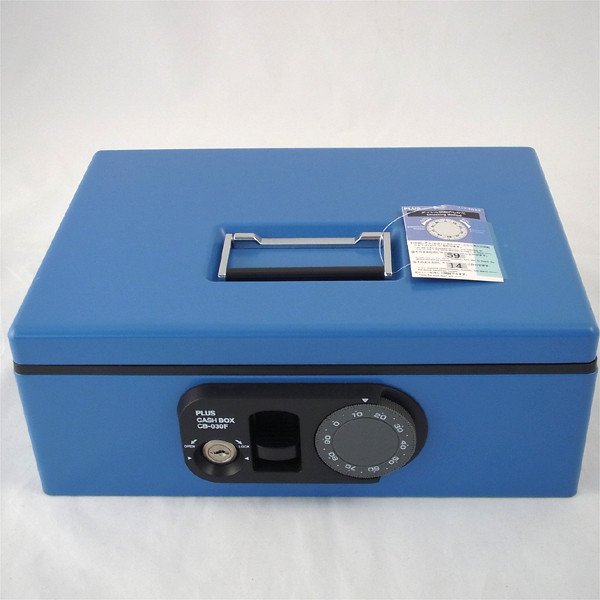 手提げ金庫 PLUS CASH BOX CB-030F 店頭で買取りました - 家電・ホビー・工具・自転車・釣具などの買取・販売