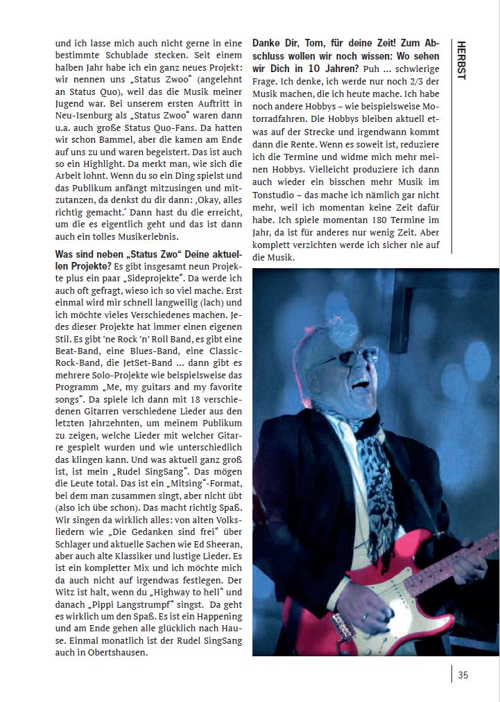 start - Rudel Sing Sang - stimmungsvoller Mitsing-Event von Tom Jet