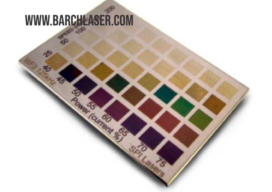 Color marking on metals - manufacturers of Laser fiber marking technology