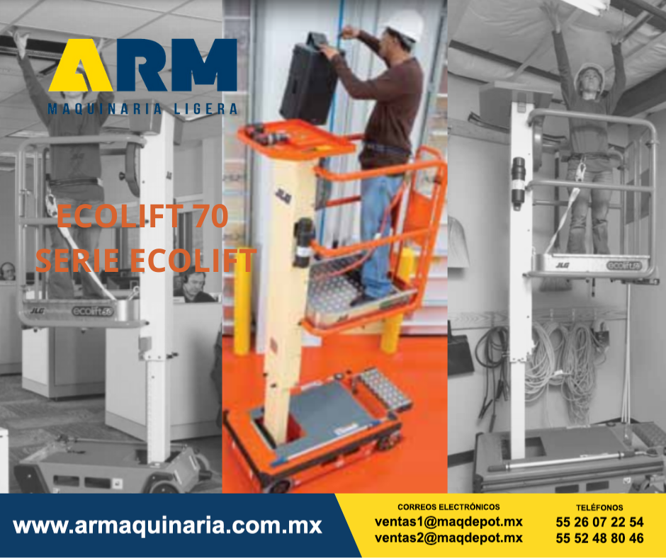 ARM | Elevadores EcoLift no motorizados/sin baterías - ARM Maquinaria ...