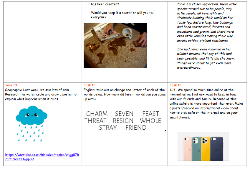 Year 4 - Caedmon Community Primary School - Home Learning Support