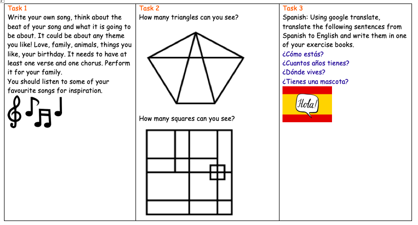 Year 4 - Caedmon Community Primary School - Home Learning Support