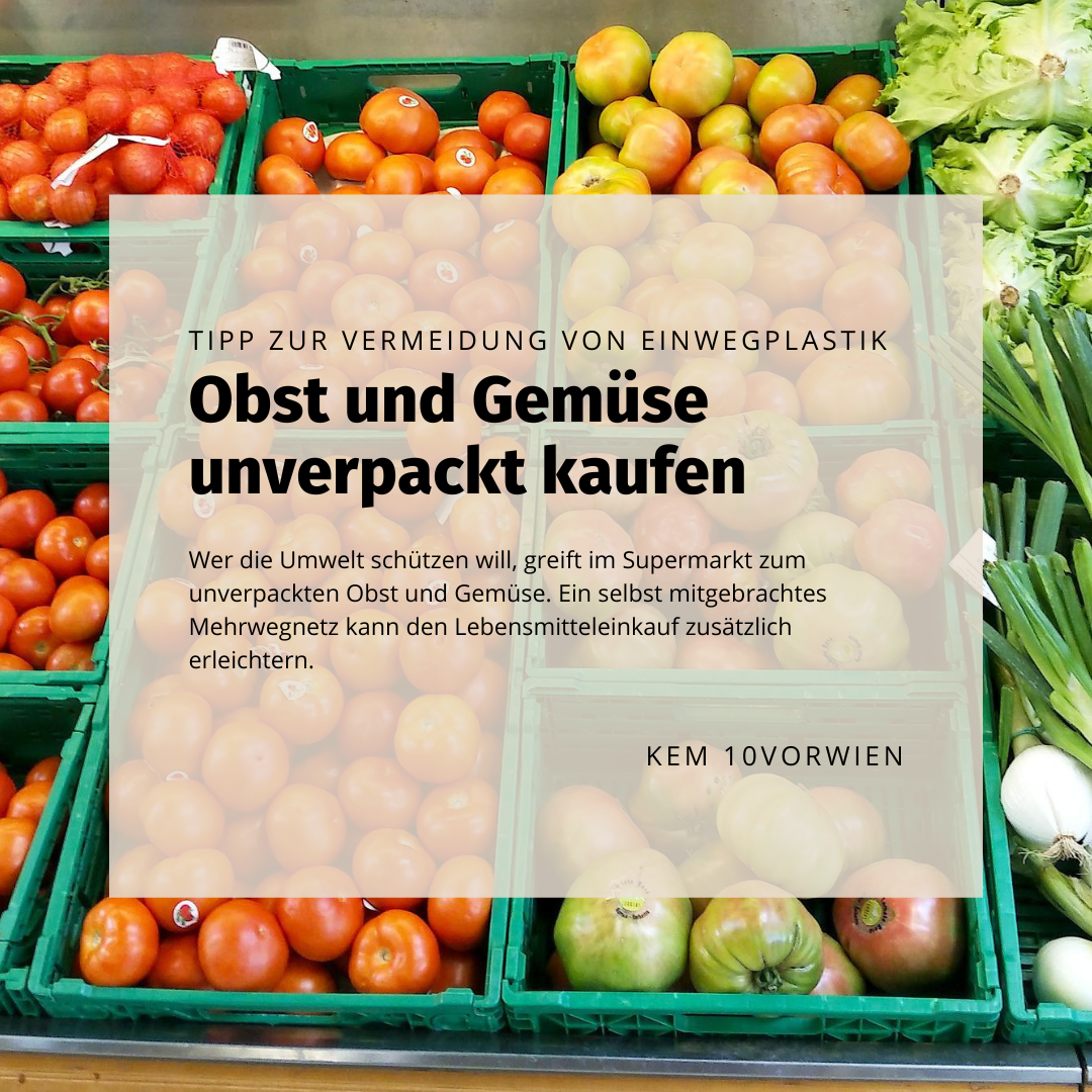 1. Tipp zur Vermeidung von Einwegplastik - klar1-kem10s Webseite!