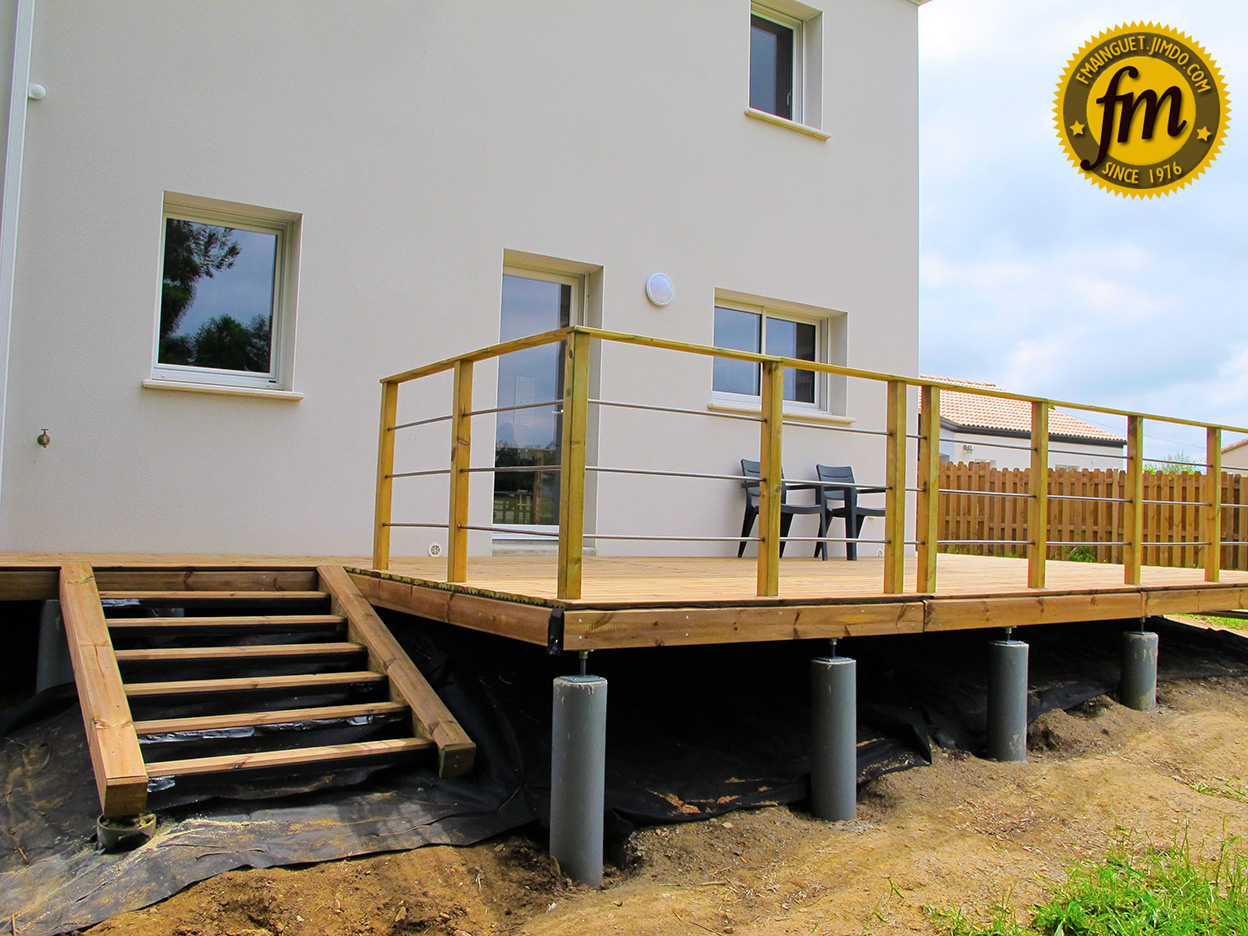TERRASSE SUR PILOTIS - Site de Frédéric Mainguet