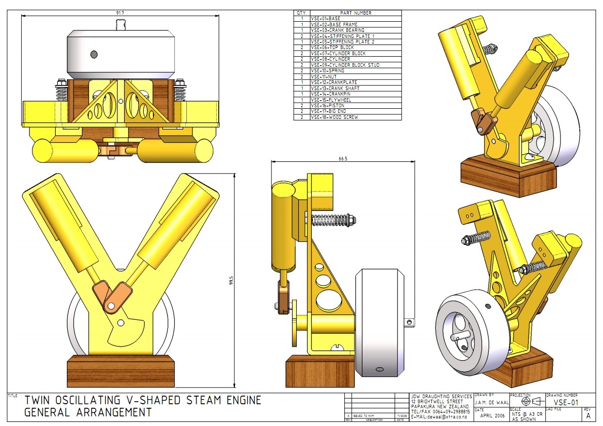 plan moteur - Site de bateau-vapeur