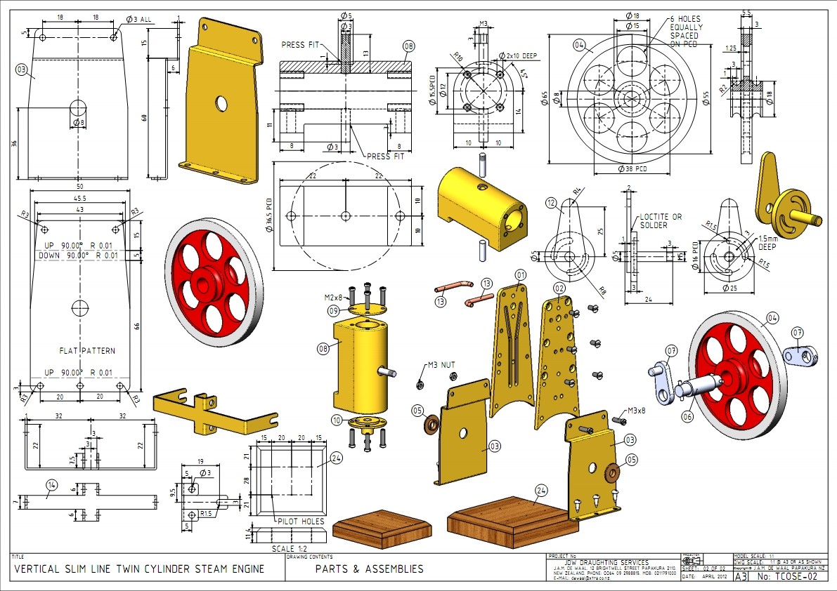 plan moteur - Site de bateau-vapeur