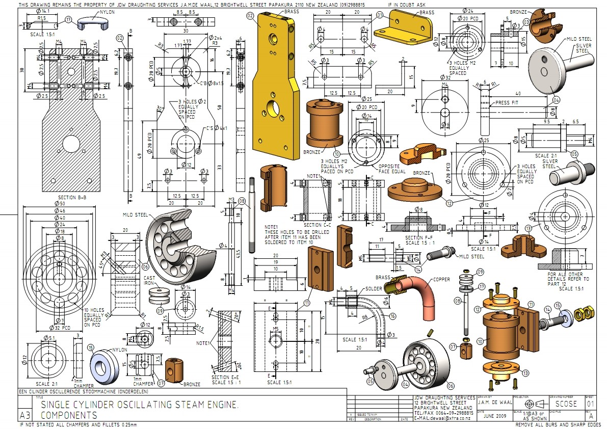plan moteur - Site de bateau-vapeur
