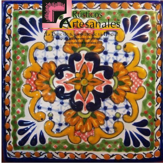 Tienda en Línea - Azulejo Talavera de Puebla - Rústicos Artesanales ...