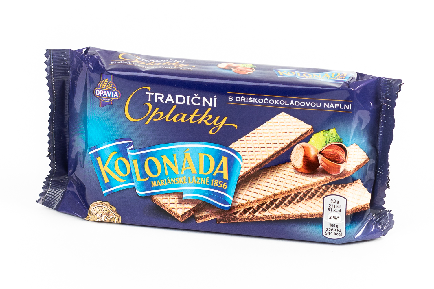 Oblaten Kolonada Opavia mit Haselnuss / Schoko 140 g - Oblaten Feinkost